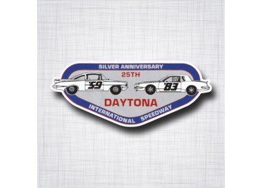 Sticker Daytona Speedway 25th Anniversary