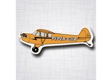 Sticker Avion Piper Cub
