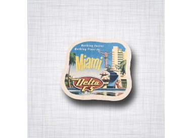 Sticker Miami Delta Airlines