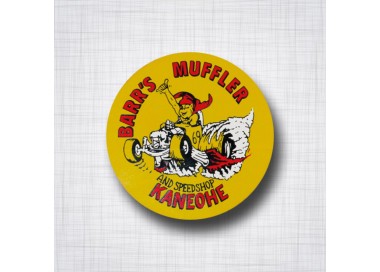 Sticker Barr's Muffler Kaneohe