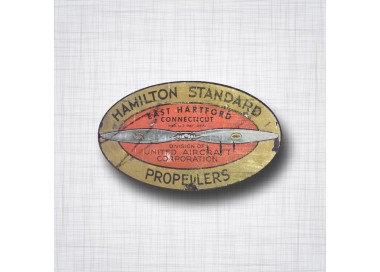 Sticker Hamilton Standard Propellers vieilli.