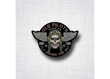 Sticker Old Pilots never die.