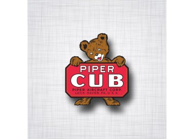 Sticker Piper Cub.