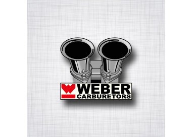 Sticker Weber Carburetors.