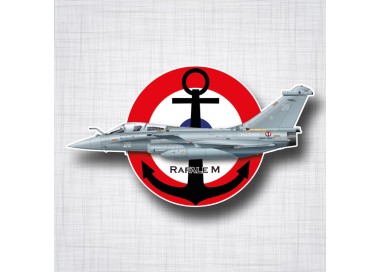 Sticker avion de combat Rafale M.