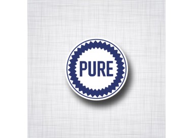 Sticker Pure Oil.