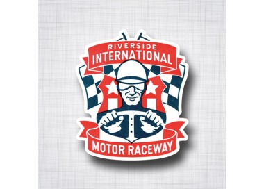 Sticker Riverside International Motor Raceway.