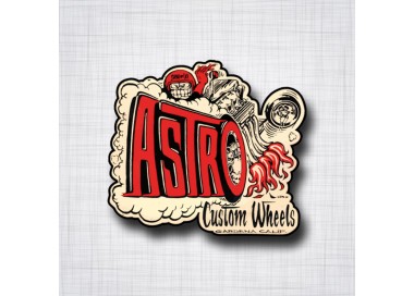 Sticker ASTRO Custom Wheels